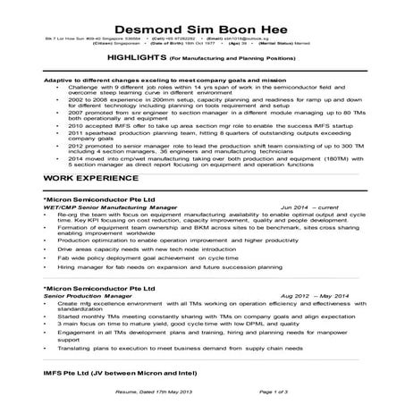 desmondsim resume1 | DOCX