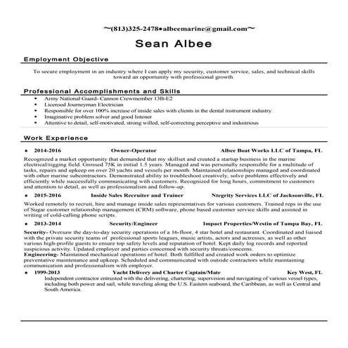 Samuel Frey's new Resume | DOCX