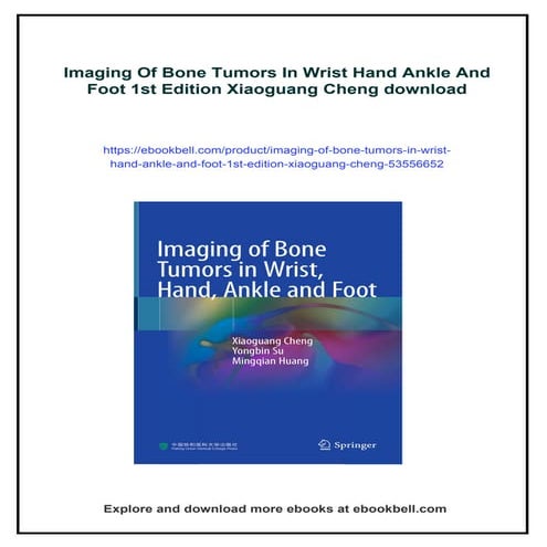 Imaging Of Bone Tumors In Wrist Hand Ankle And Foot 1st Edition ...