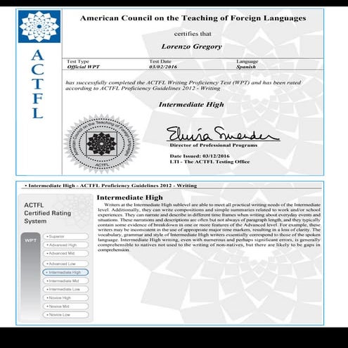 Written proficiency | PDF