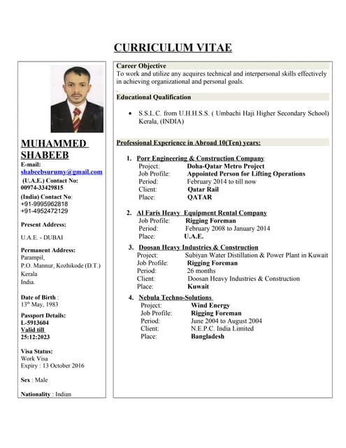 Jasvir cv scaffolding Inspector | PDF