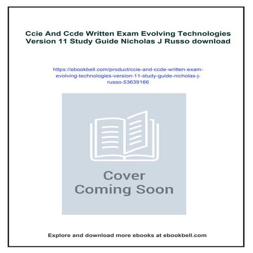 Ccie And Ccde Written Exam Evolving Technologies Version 11 Study Guide Nicholas J Russo | PDF