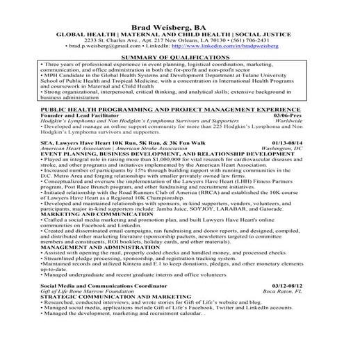 Brad's Resume Nov 2014-Revised | PDF
