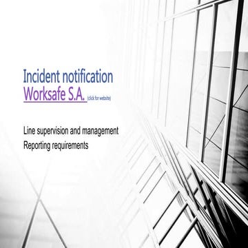 Incident notification | PPTX