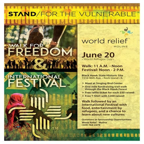 WALK FOR FREEDOM JUNE 2015_FLYER | PDF