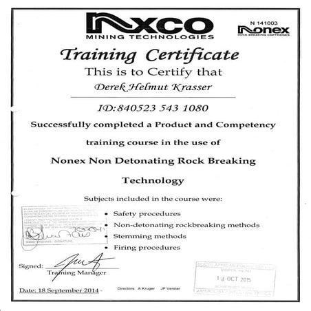 Certified Nonex | PDF