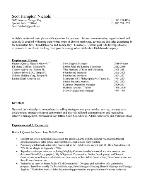 Blake Bowling Resume | PDF