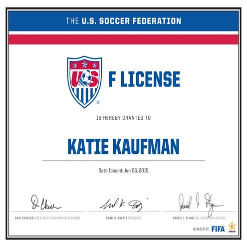 USSF license 6.4.15