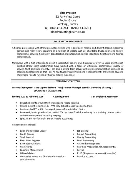 terrybeaulieuresume | PDF | Personal Taxes | Personal Finance