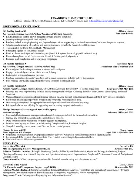 Cv rui marques_en | PDF