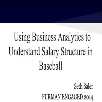 MLB Analytics Presentation Final | PPTX