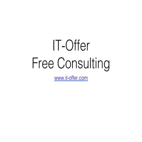 IT-Offer presentation | PPT | Free Download