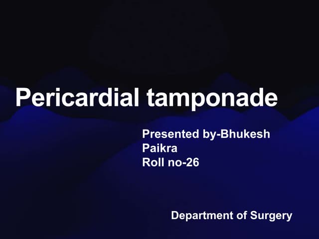 Massive Hemothorax Pptx