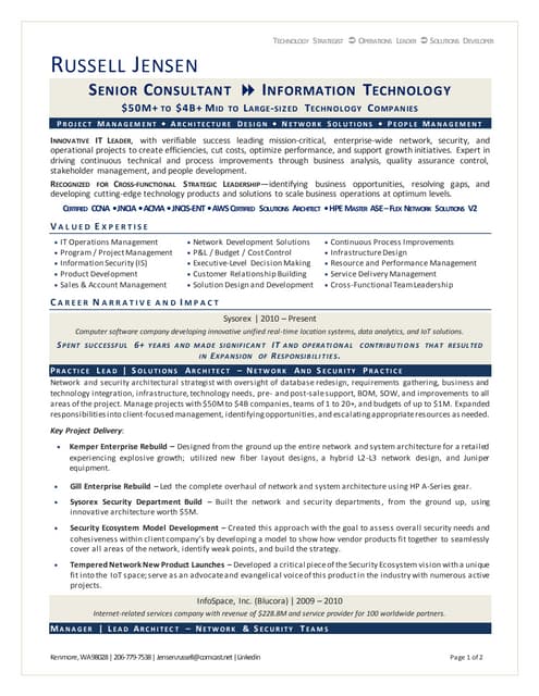 Great Candidate Resume Sample | PDF