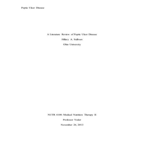 PUD lit review | PDF