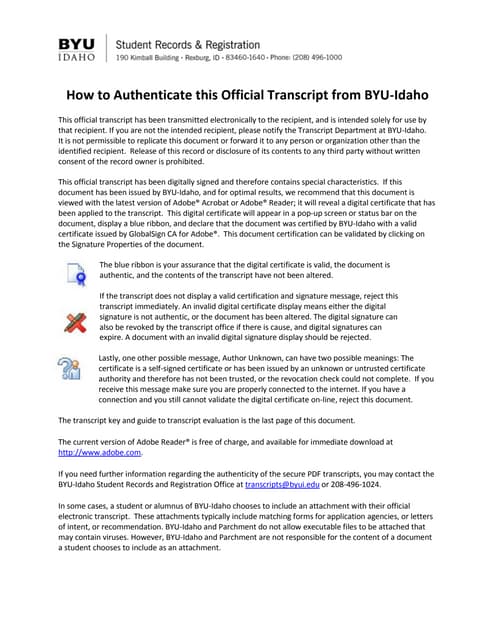 NYU Official Transcript | PDF | Undergraduate Education | College Education