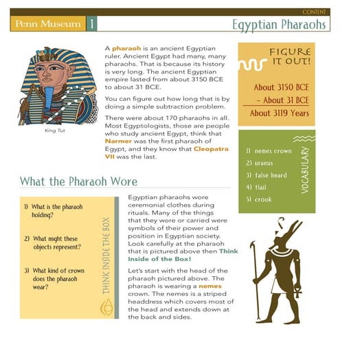 Ancient Egypt for Students | PDF