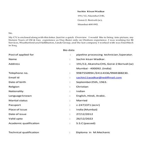 Sachin updated CV | PDF