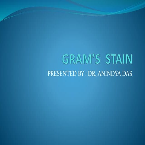 GRAM STAINING OF BACTERIA | PPTX