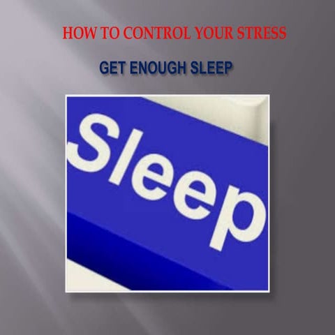 Importance of sleep for children's development | PPTX