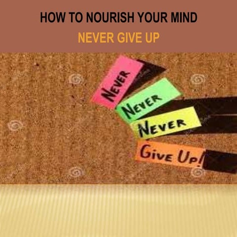 Never give up | PPTX