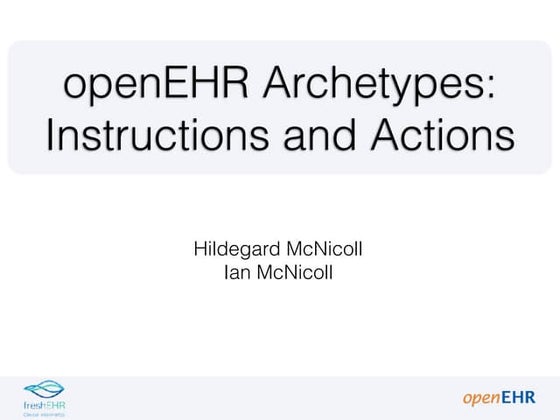 2 3 open_ehr archetypes observation | PPT