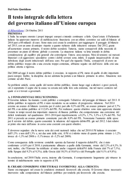 Modello di diffida | DOC