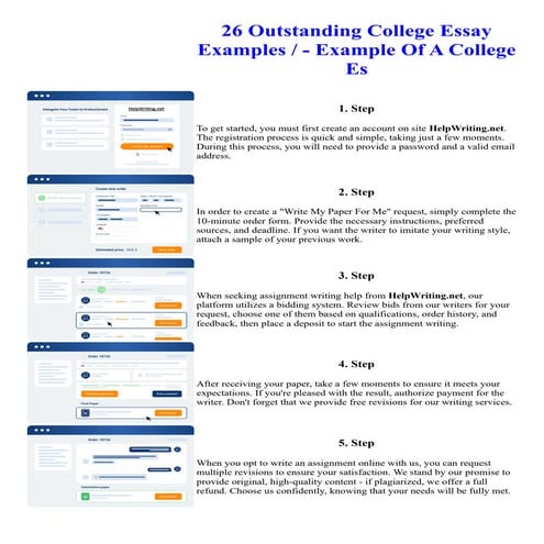26 Outstanding College Essay Examples - Example Of A College Es | PDF
