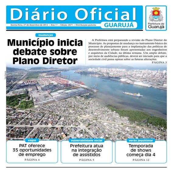 Diário Oficial 27-12-2012 | PDF