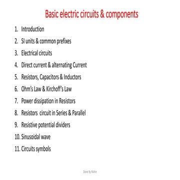 Basic Electrical | PPT