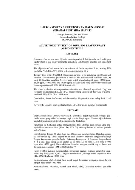 Praktikum Toksikologi_Perhitungan LD50 EDIT.pptx