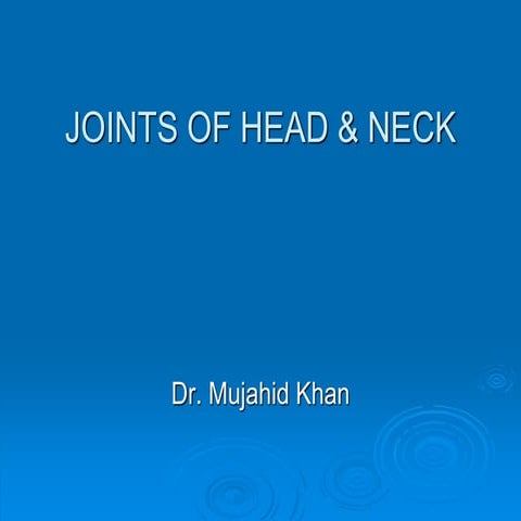 27-Joints Head & Neck.ppt