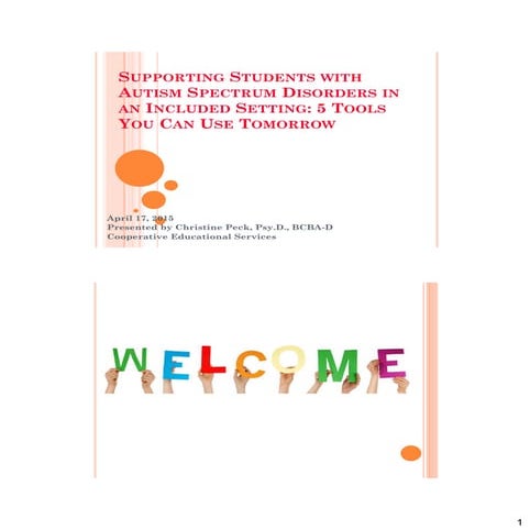 Supporting Students with ASD in the Classroom: 5 Tools You Can Use ...