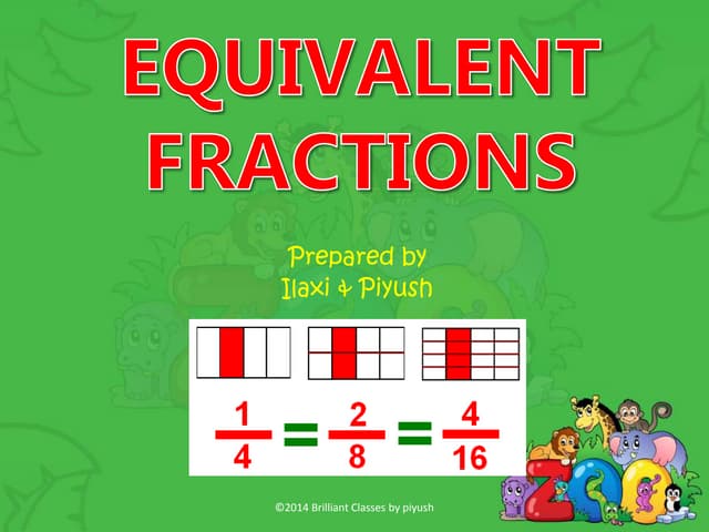 Equivalent fractions powerpoint ppt | PPT