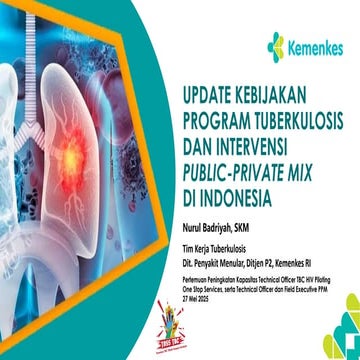 Modul Jejaring Layanan P2TBC Dalam rangka pencegahan dan penanggulangan ...