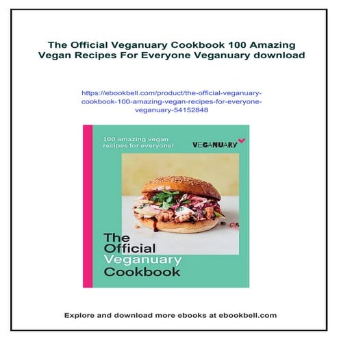 The Official Veganuary Cookbook 100 Amazing Vegan Recipes For Everyone ...