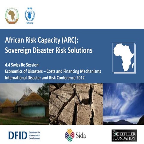 African Risk Capacity – Sovereign Disaster Risk Management for Africa ...