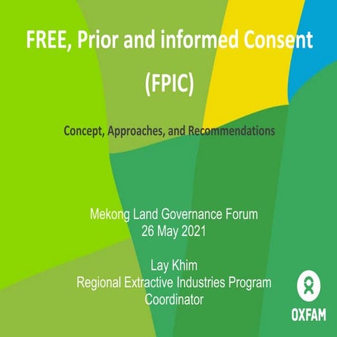 27 0915 1_oxfam_introduction on fpic | PDF