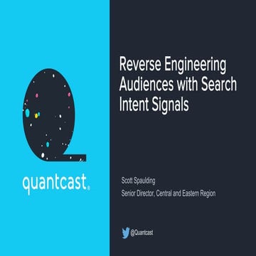 Morning Workshop with Quantcast: Making Your Search Data Actionable | PDF