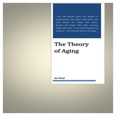 Theories of aging | PPTX