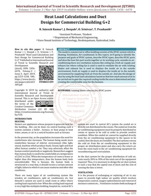 Hvac duct design | PPTX