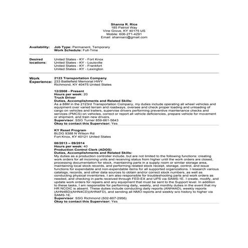 Resume - Derek Bohannan | ODT
