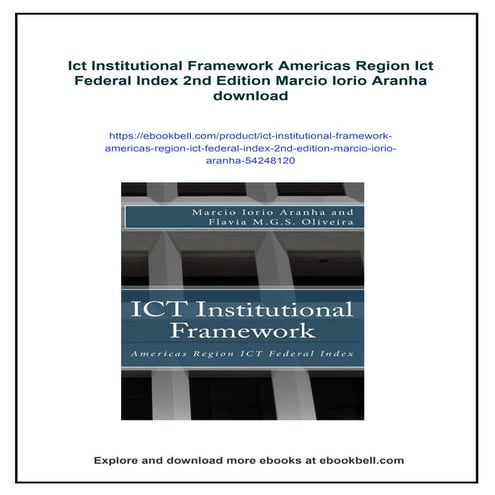 Ict Institutional Framework Americas Region Ict Federal Index 2nd ...
