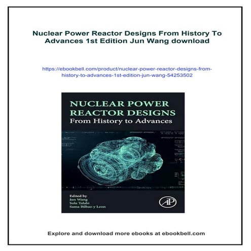 Nuclear Power Reactor Designs From History To Advances 1st Edition Jun ...