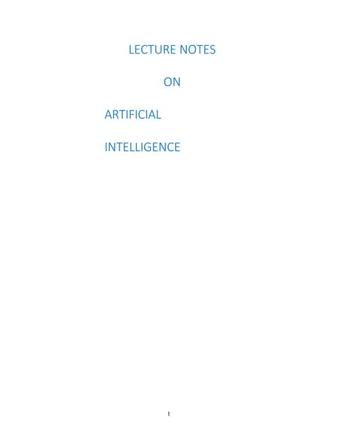 Knowledge Representation in AI | PPT