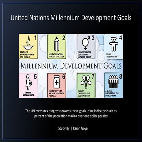 Study on United Nations Millennium Development Goals | PPT