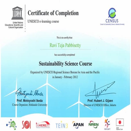 Sustainability Science - UNESCO | PDF