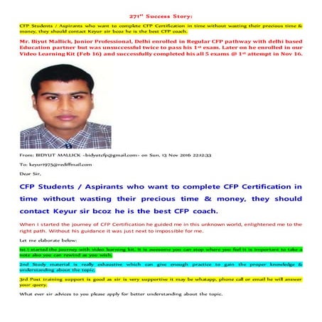 271+ success story | PDF