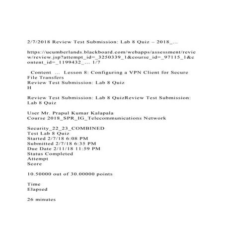 272018 Review Test Submission Lab 8 Quiz – 2018_...http.docx