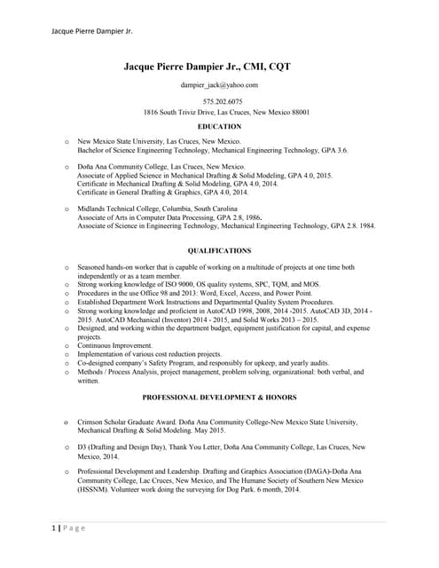Cody Warren Resume 2014 | PDF